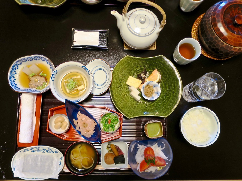 Traditional Japanese Breakfast Ryokan